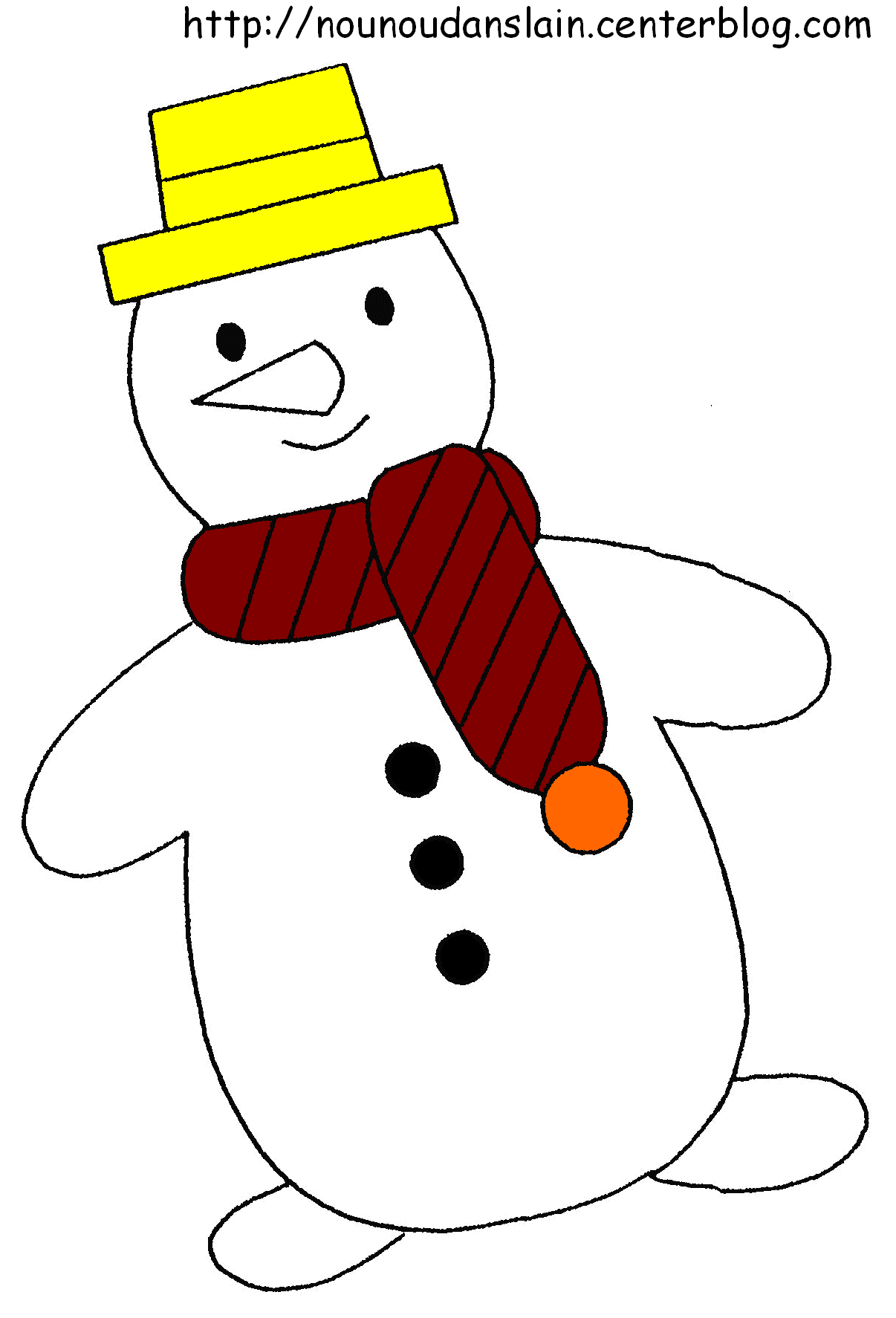 Nos bonhommes de neige de l'hiver